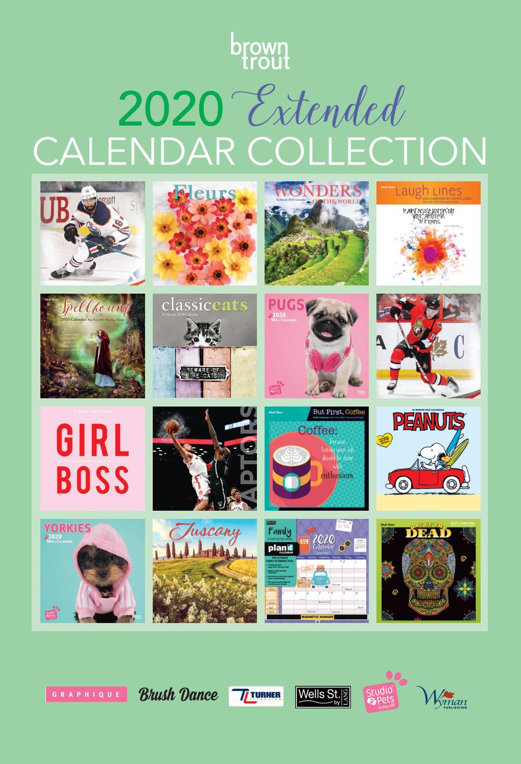 BrownTrout Canada 2020 Extended Calendar Collection by Michael Brown ...