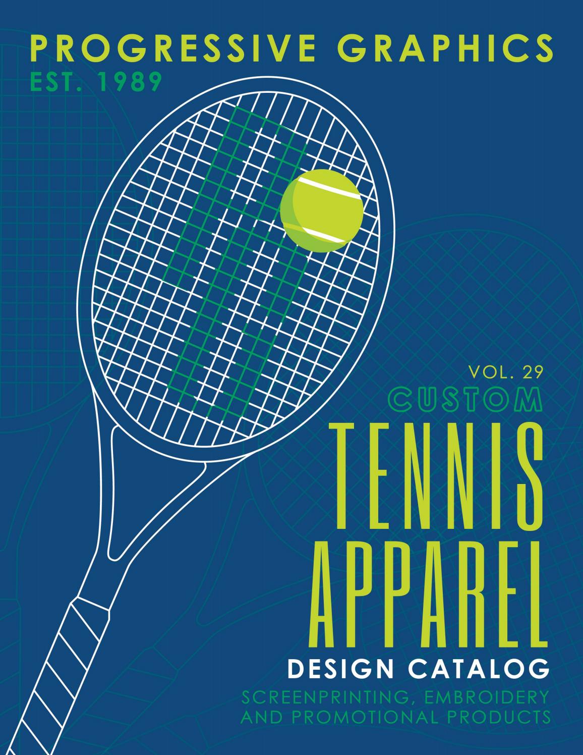 Tennis Apparel Design Catalog Vol.29 by Progressive Graphics - Issuu