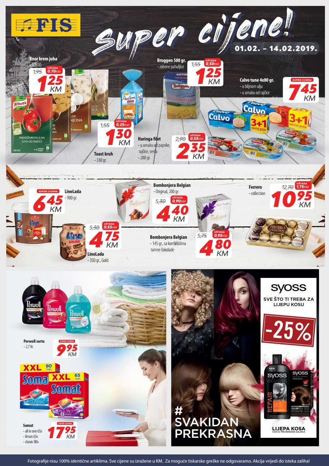 Fis katalog super cijene od 01.-14.02.2019. by Bakmaz, Boso, NTL - Issuu