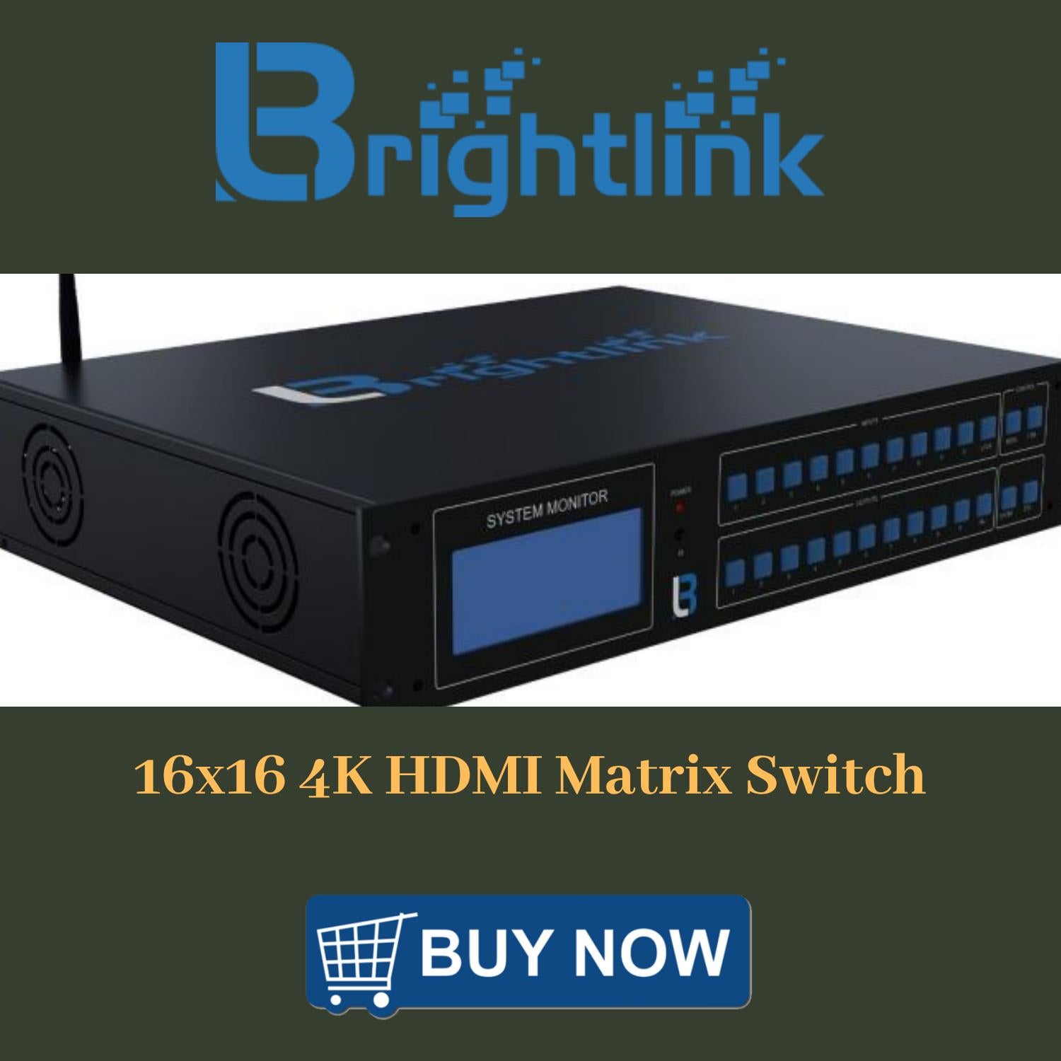 16x16 4K HDMI Matrix Switch by brightlinkcables - Issuu
