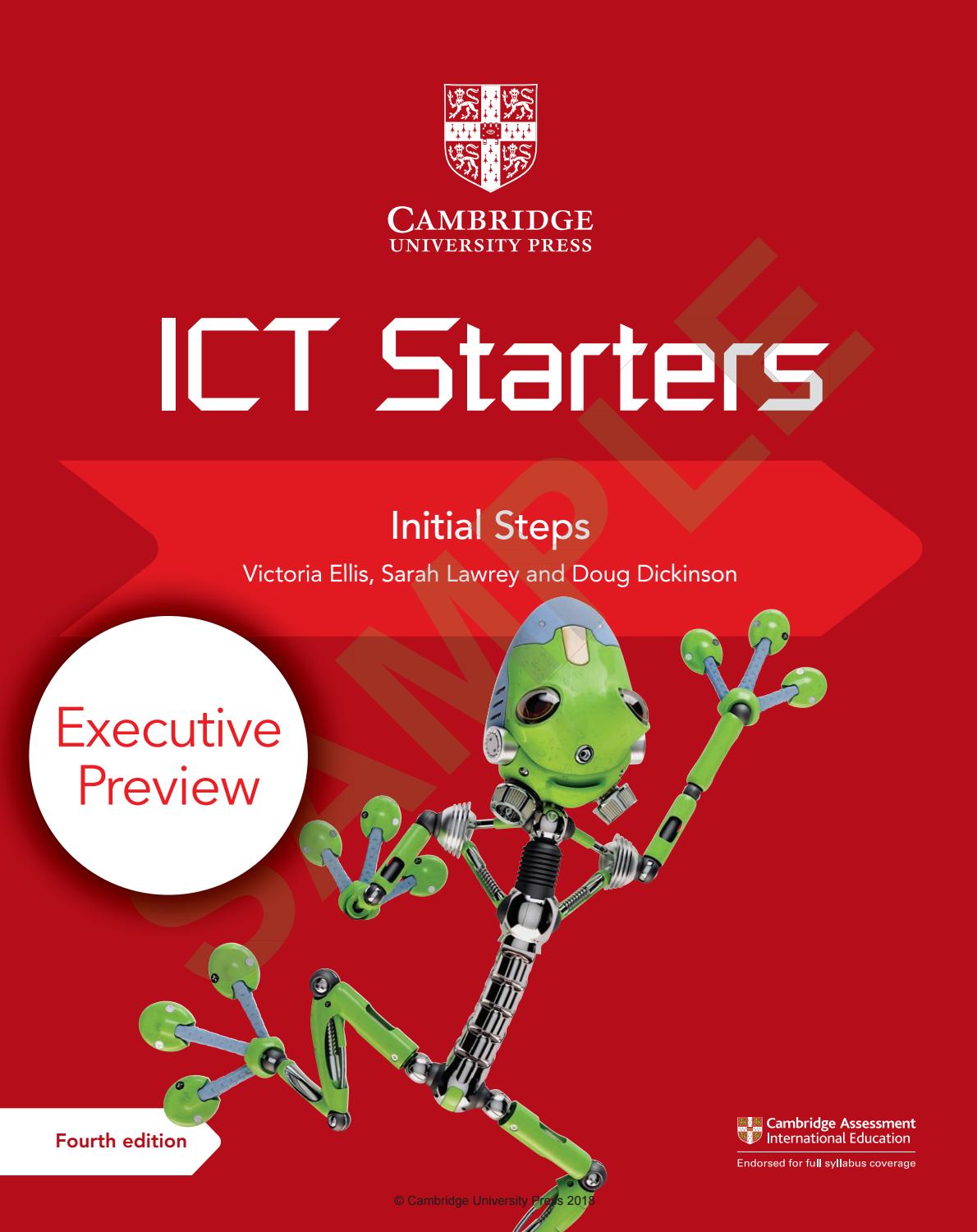 ICT Starters Executive Preview by Cambridge International Education - Issuu