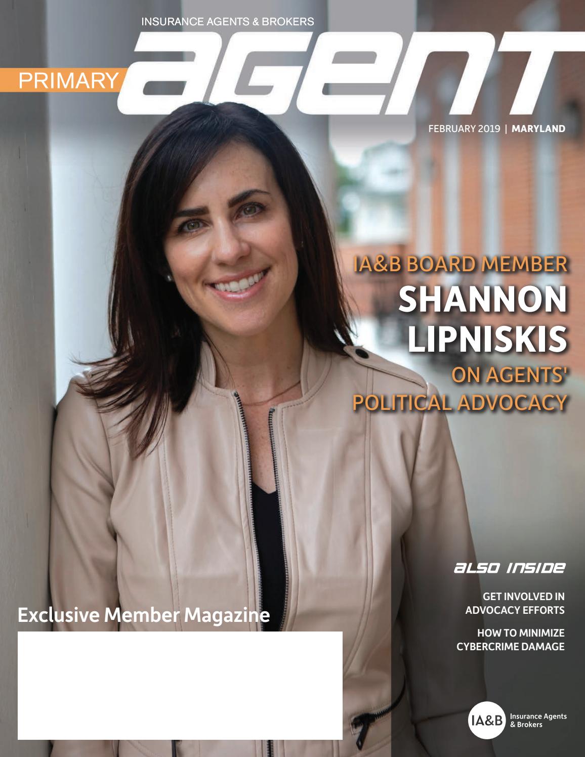 MD Primary Agent - February 2019 by Insurance Agents & Brokers Service ...