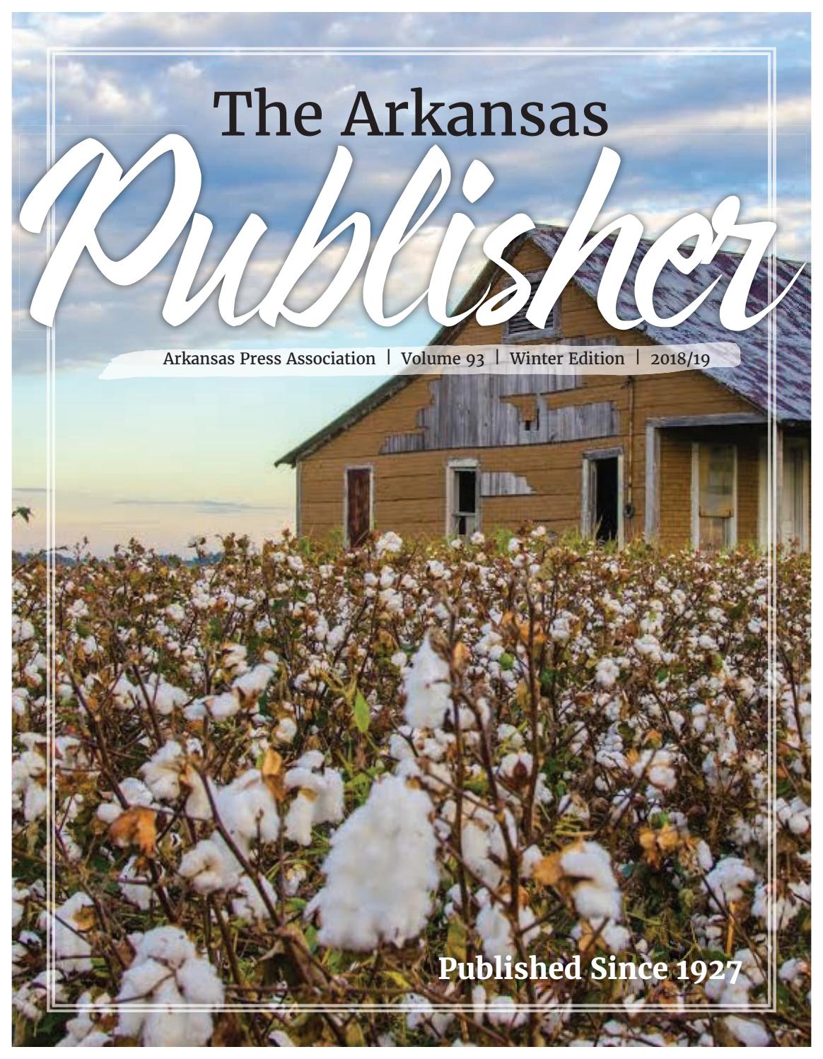 The Arkansas Publisher: Winter Edition - 2018/19 by Arkansas Press ...