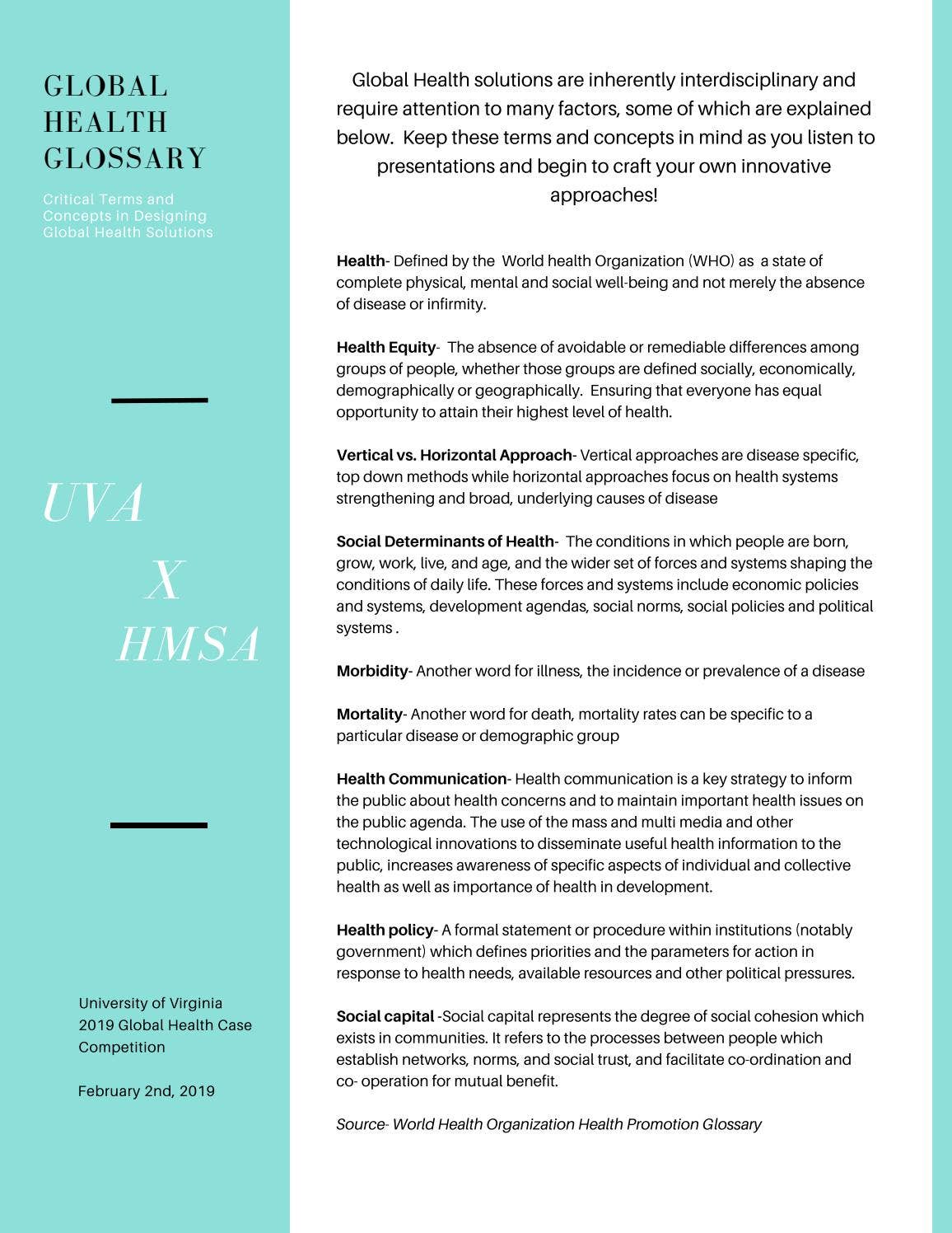 HMSA Guide to the Global Health Case Competition by CGHE - Issuu