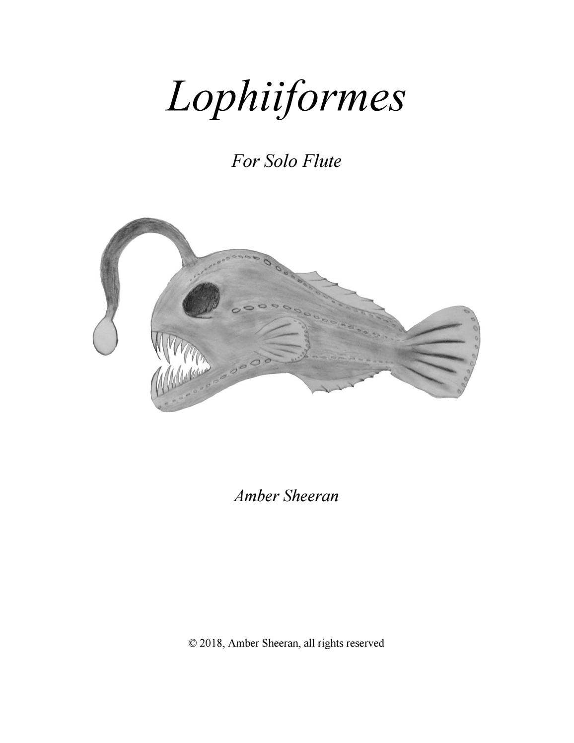 Lophiiformes by sheeranmusic - Issuu
