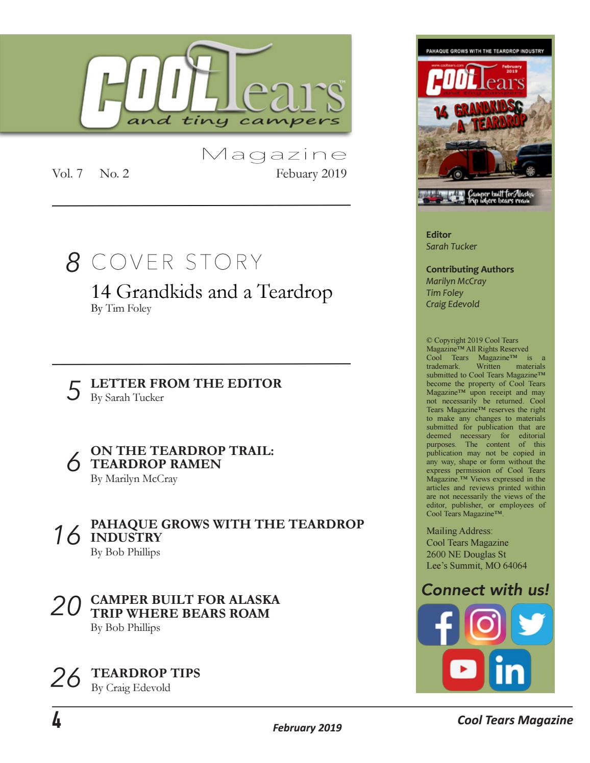 Cool Tears and Tiny Campers Magazine - February 2019 by Cool Tears and ...