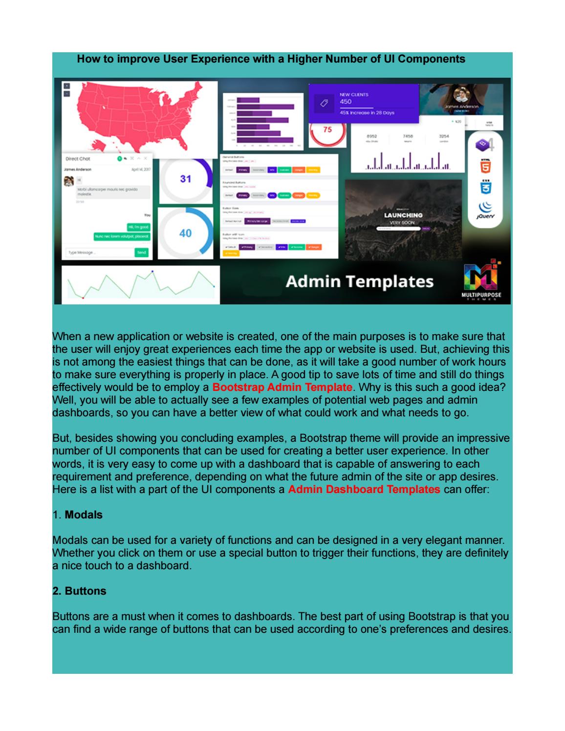 How to improve User Experience with a Higher Number of UI Components by ...