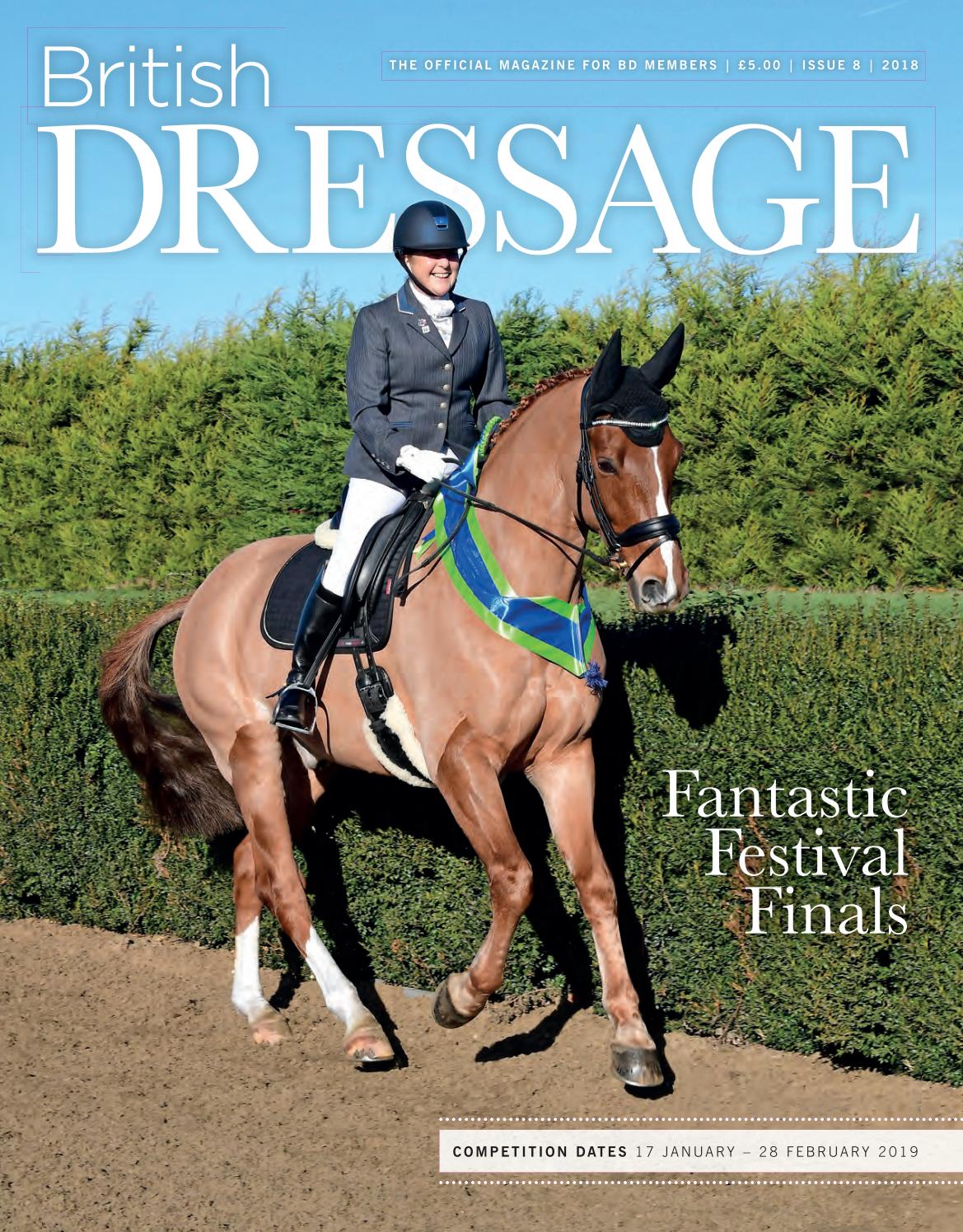 British Dressage - Issue 8 2018 by British Dressage - Issuu