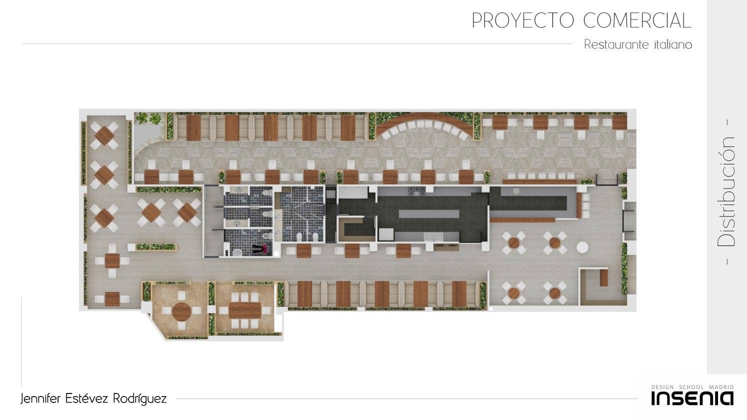 Estudios Previos para Restaurante en Granada - Jennifer Estévez by ...