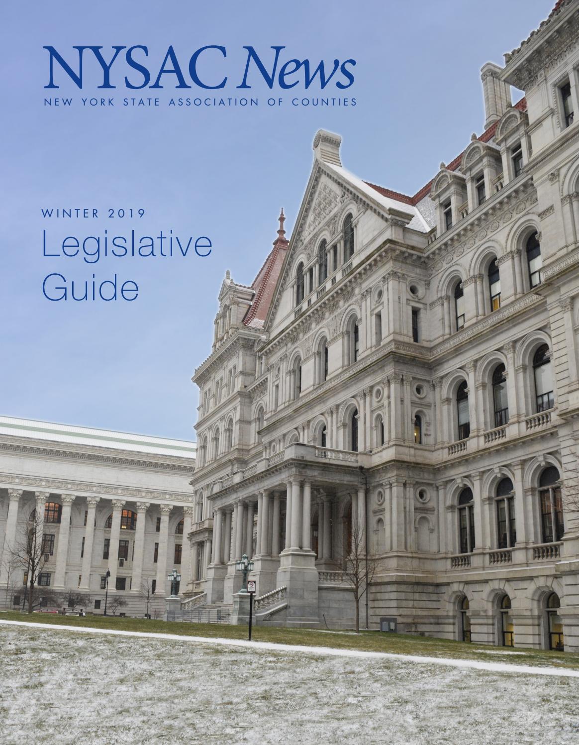 Winter 2019: Legislative Guide by NYS Association of Counties - Issuu