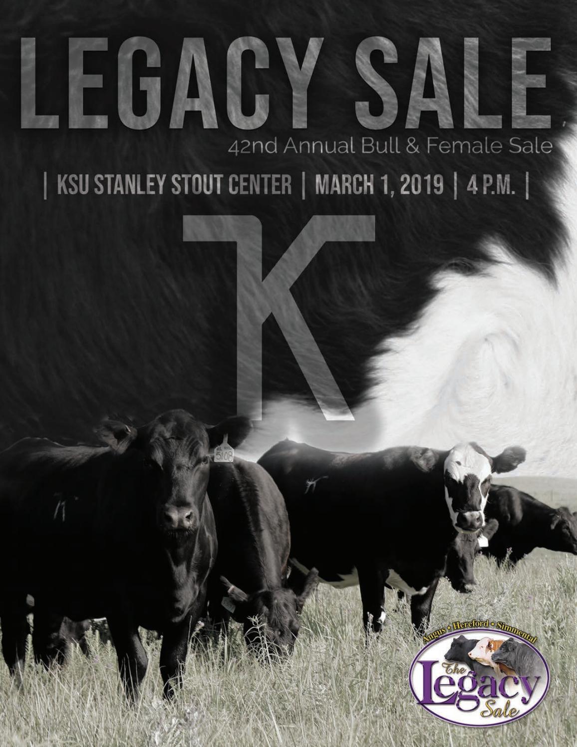 2019 K-State Legacy Bull Sale Catalog by LivestockDirect - Issuu