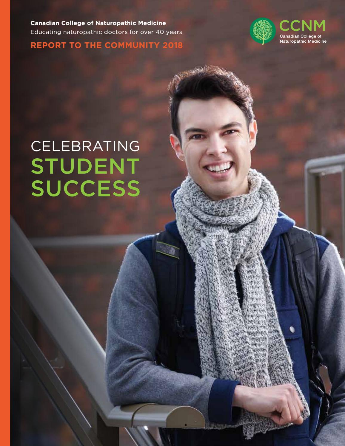 Report to the Community 2018 by Canadian College of Naturopathic ...