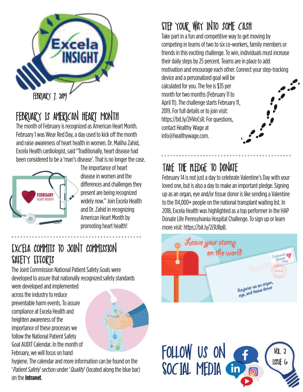 Excela Insight 2/7/19 by Independence Health System - Issuu