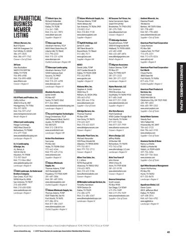 2019 TNLA Membership Directory by Texas Nursery & Landscape Association ...