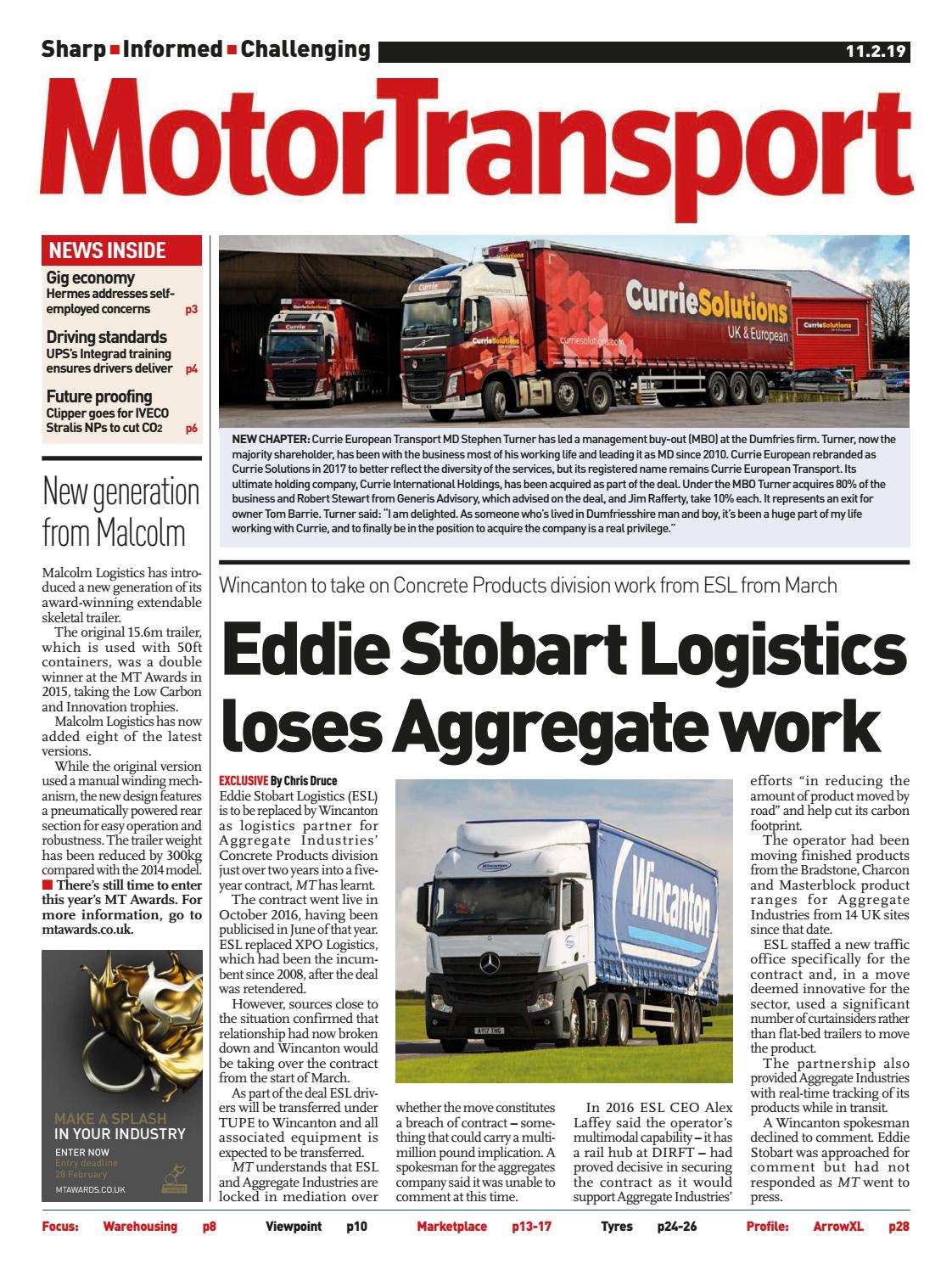 Motor Transport 11 February 2019 by Motor Transport - Issuu
