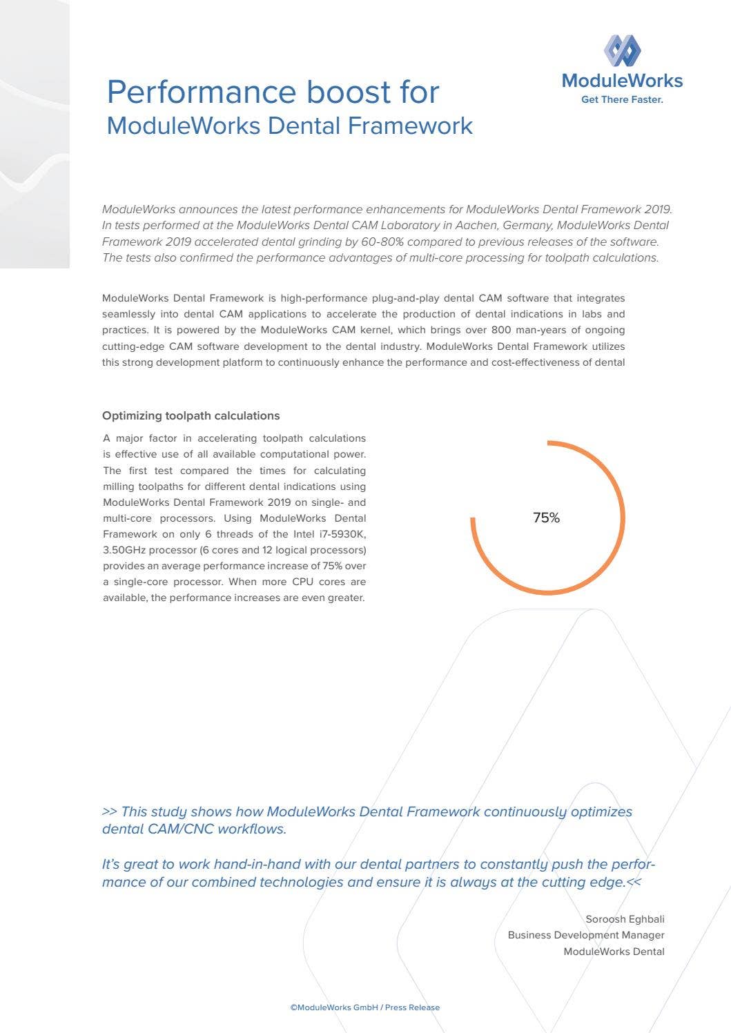 Performance boost for ModuleWorks Dental Framework by ModuleWorks - Issuu