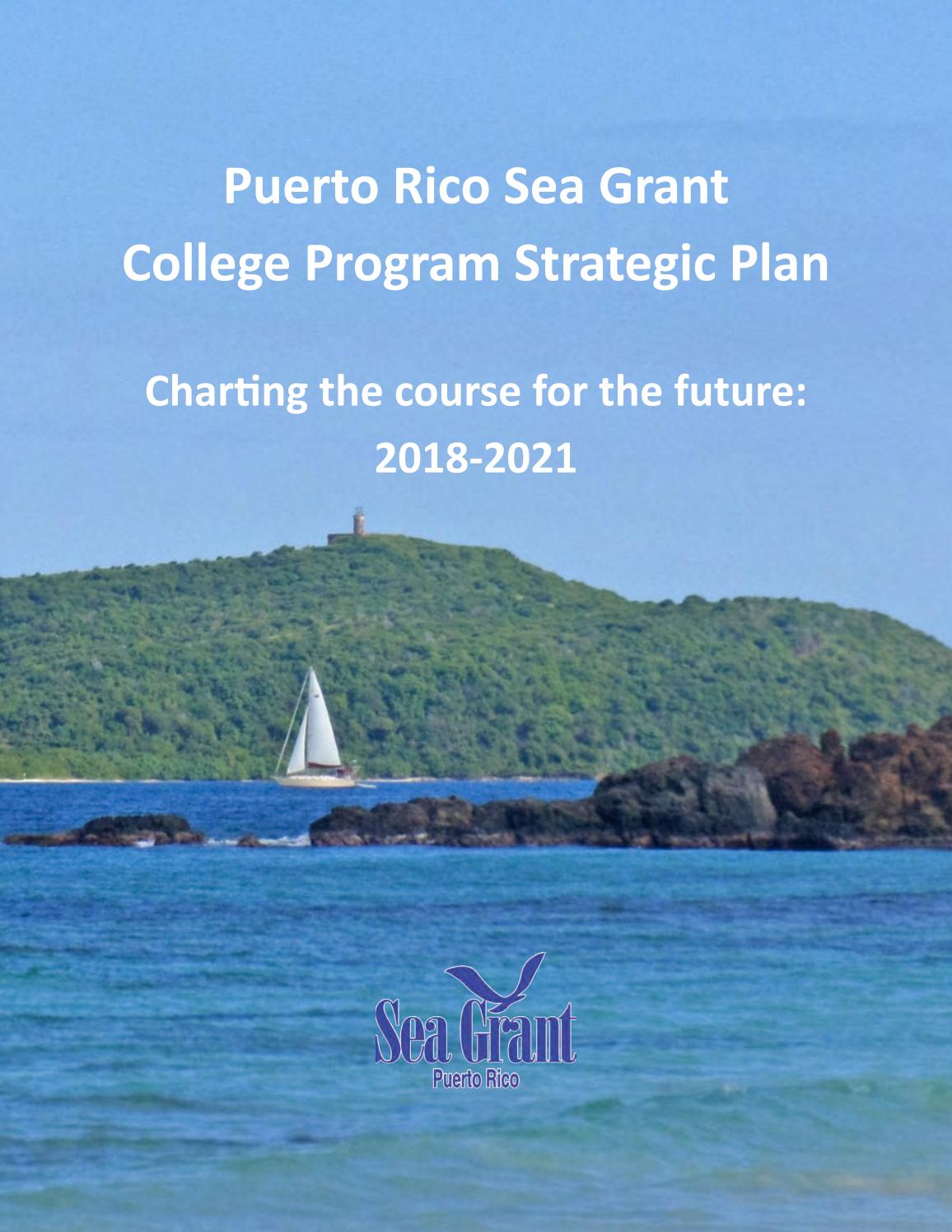 PRSG Strategic Plan 2018-2021 by Puerto Rico Sea Grant - Issuu