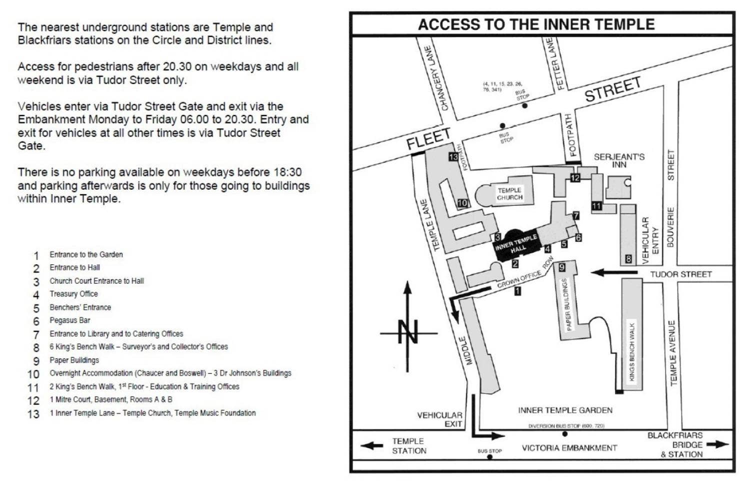Map of the Inner Temple by The Inner Temple - Issuu
