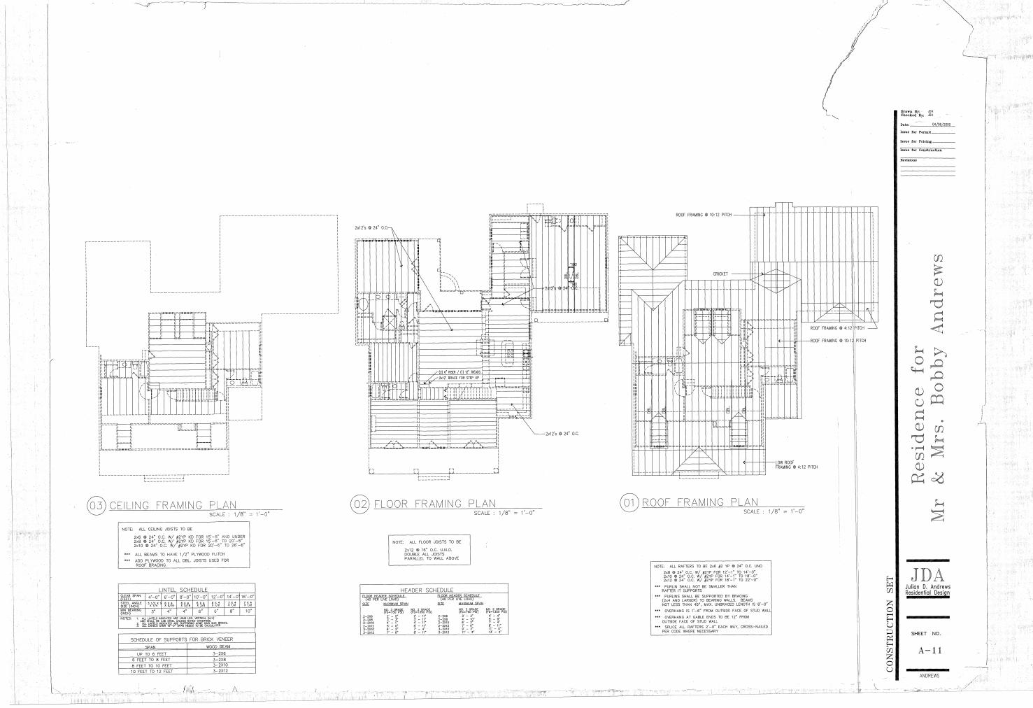 Andrews Residence - Single Family Residence for Bobby & Carol Andrews ...