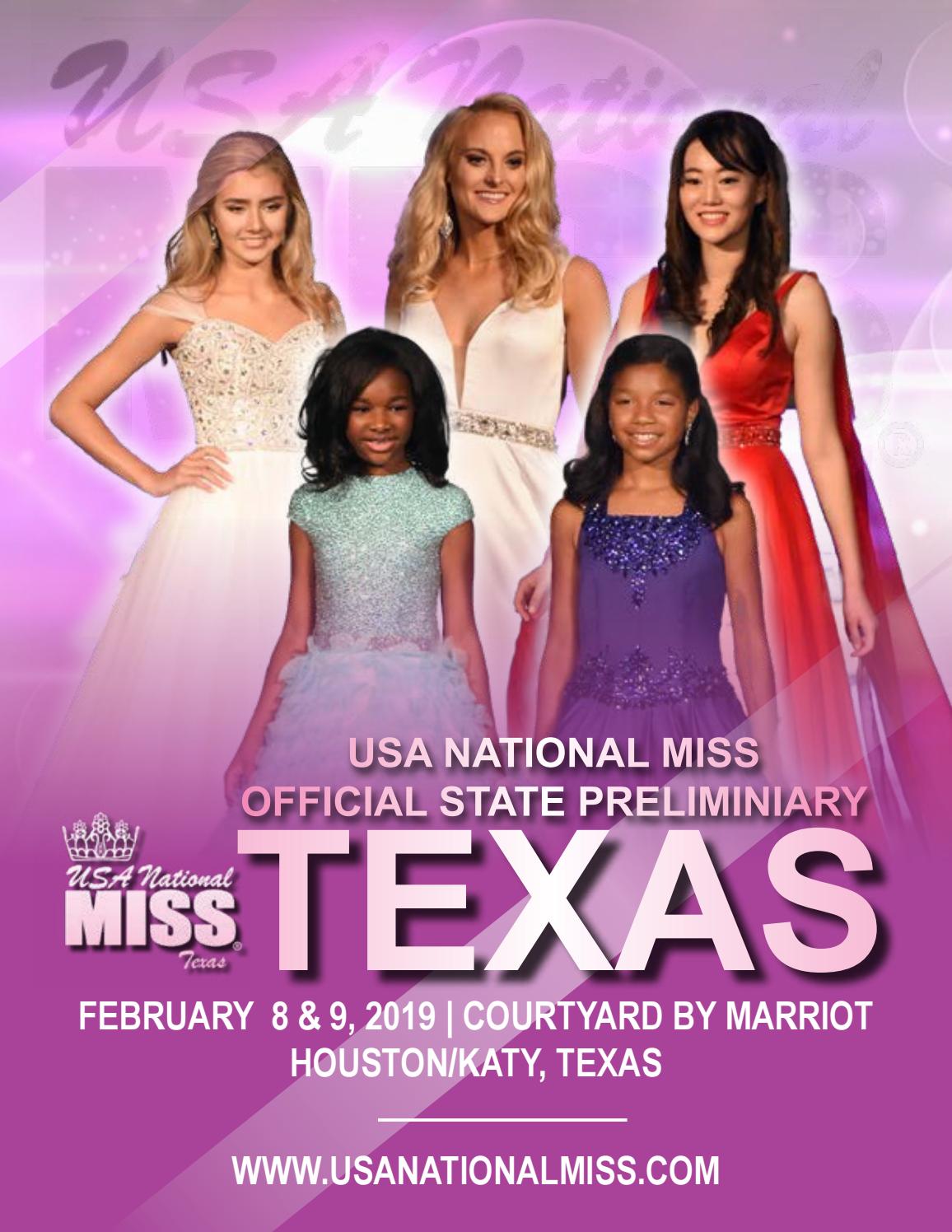 2019 USA National Miss Texas Pageant by Artistic Design - Issuu