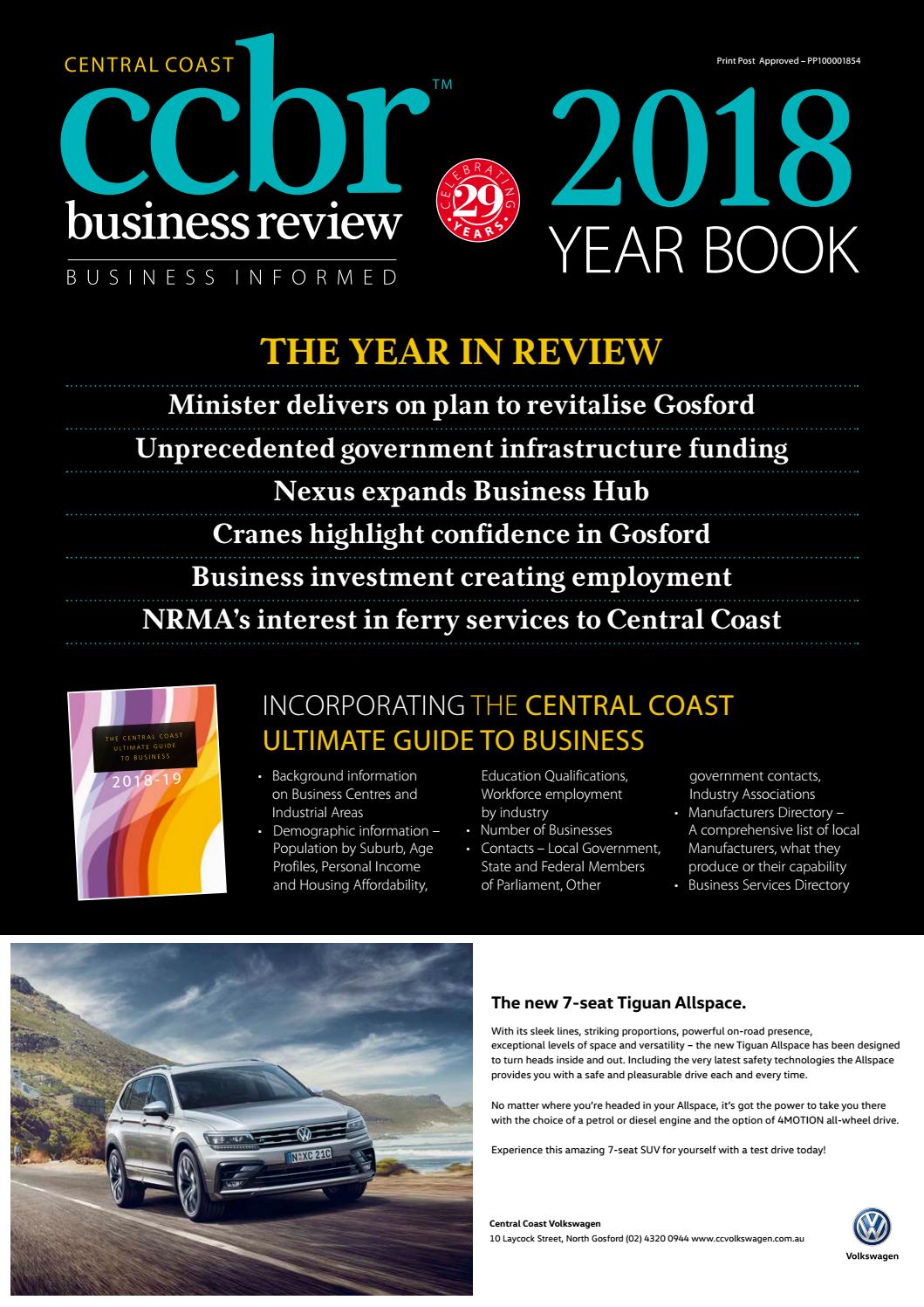 CCBR 2018 Yearbook by Central Coast Business Review - Issuu