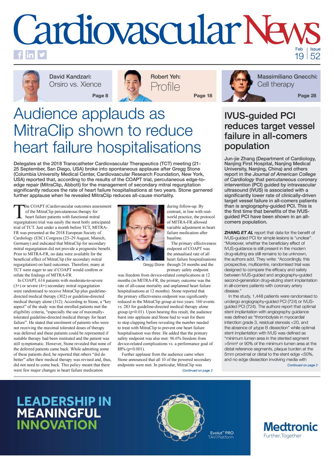 Cardiovascular News Issue 52—February 2019 by BIBA Publishing - Issuu