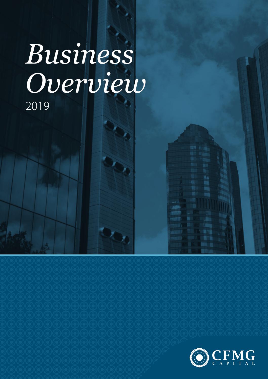 CFMG Capital Business Overview 2019 by CFMG_Capital - Issuu