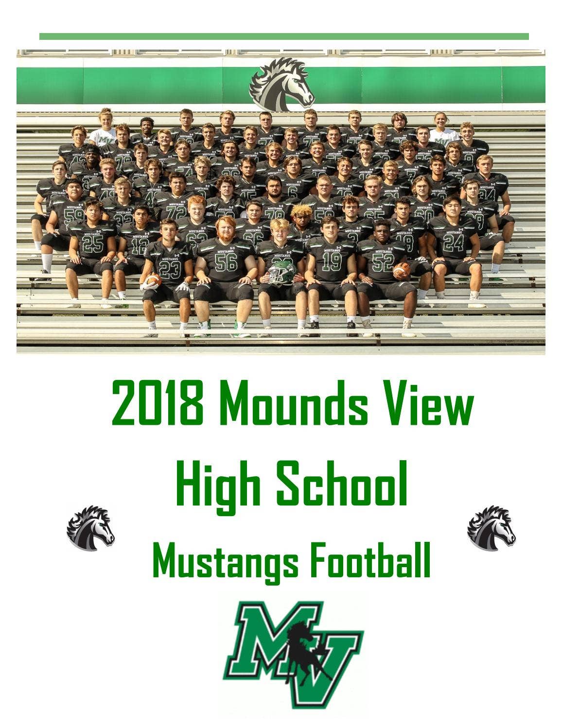 Mounds View Football - 2018 by Mounds View Public Schools - Issuu
