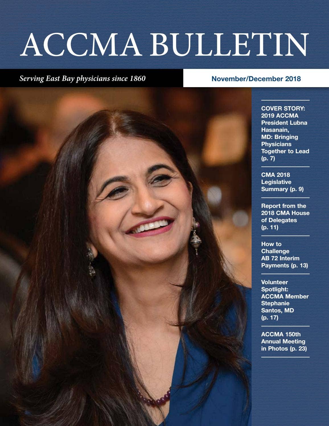 ACCMA November/December 2018 Bulletin by ACCMA - Issuu