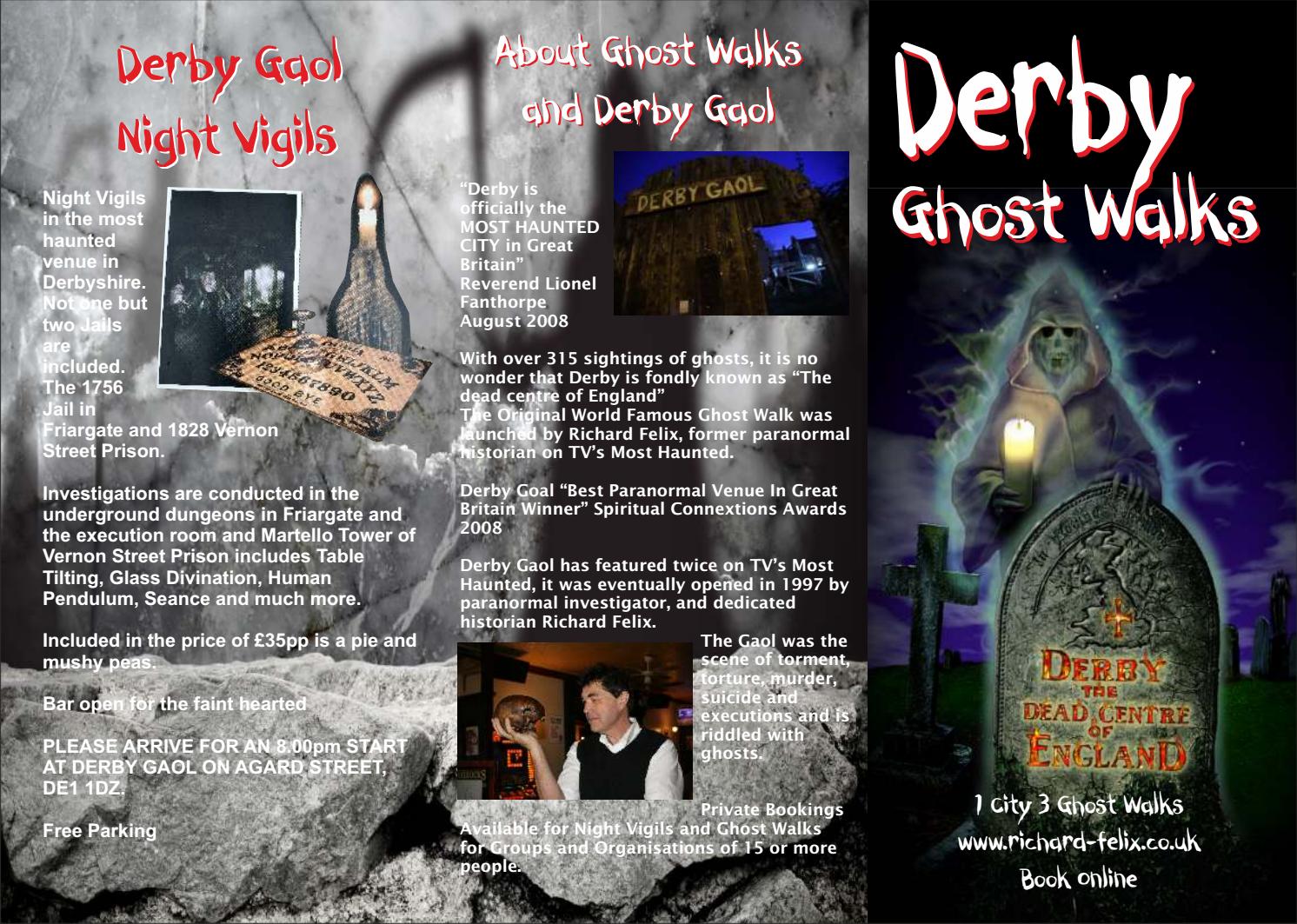 Derby Ghost Walks by joanna - Issuu