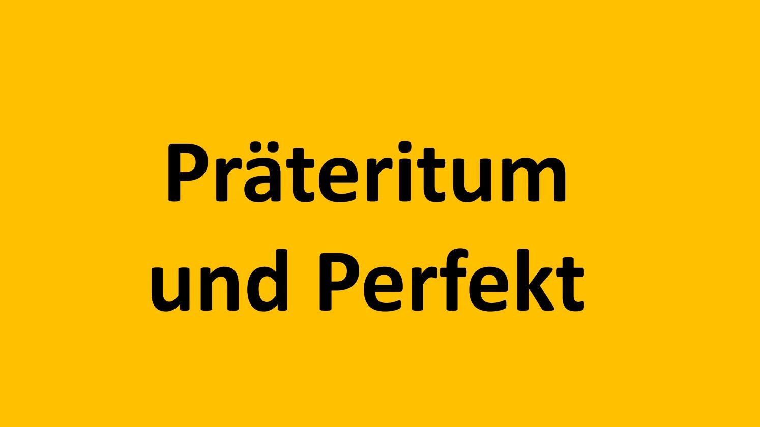 Praeteritum und Perfekt by Frank Calberg - Issuu