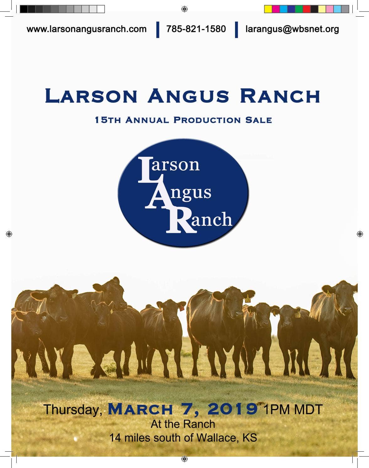 2019 Larson Angus Ranch Sale Catalog by Ranch House Designs - Issuu