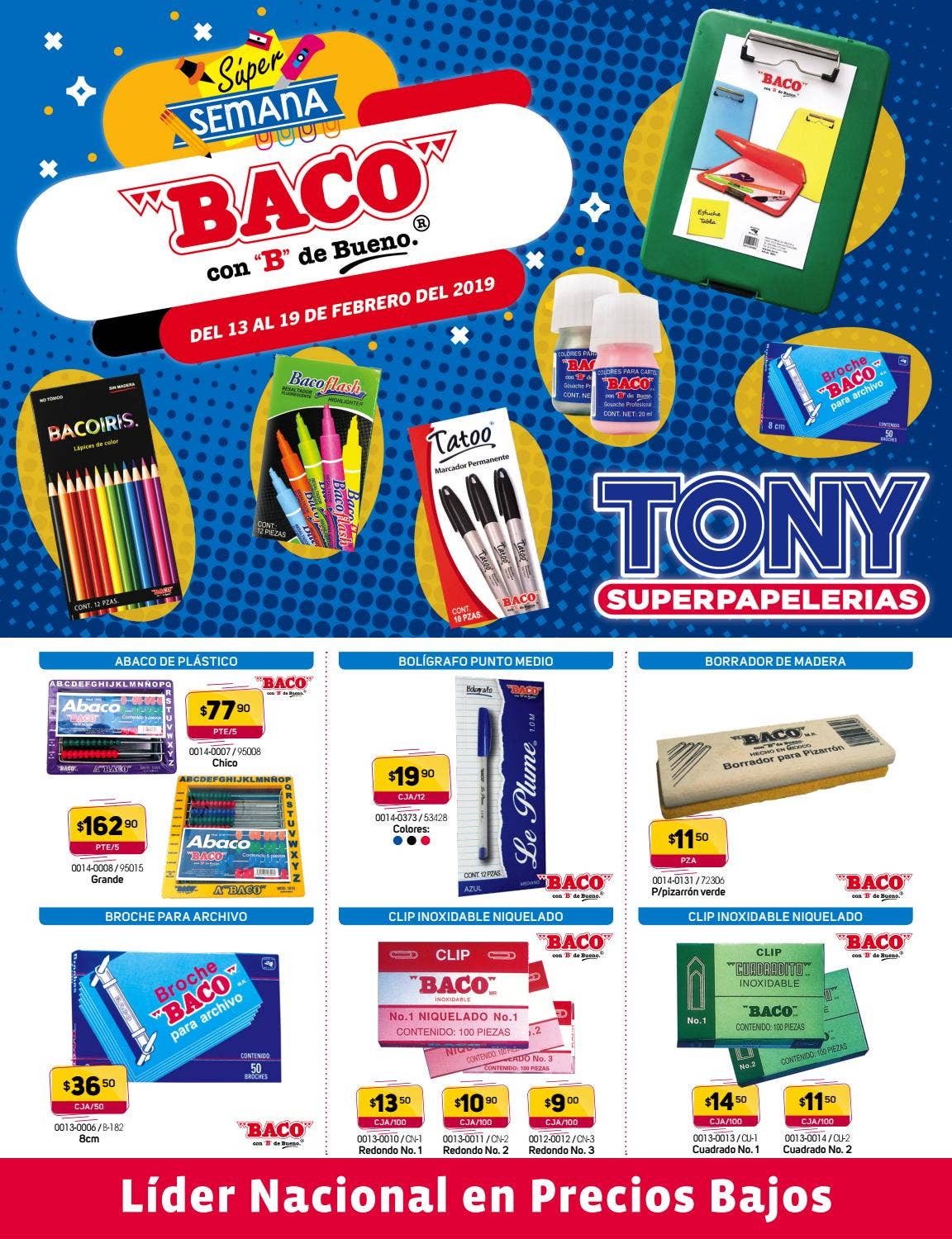 Semana BACO by tony superpapelerias - Issuu