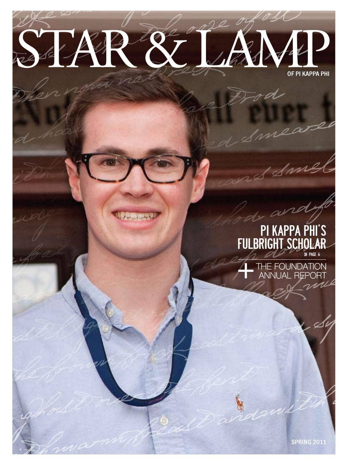 Star & Lamp - Spring 2011 by Pi Kappa Phi - Issuu