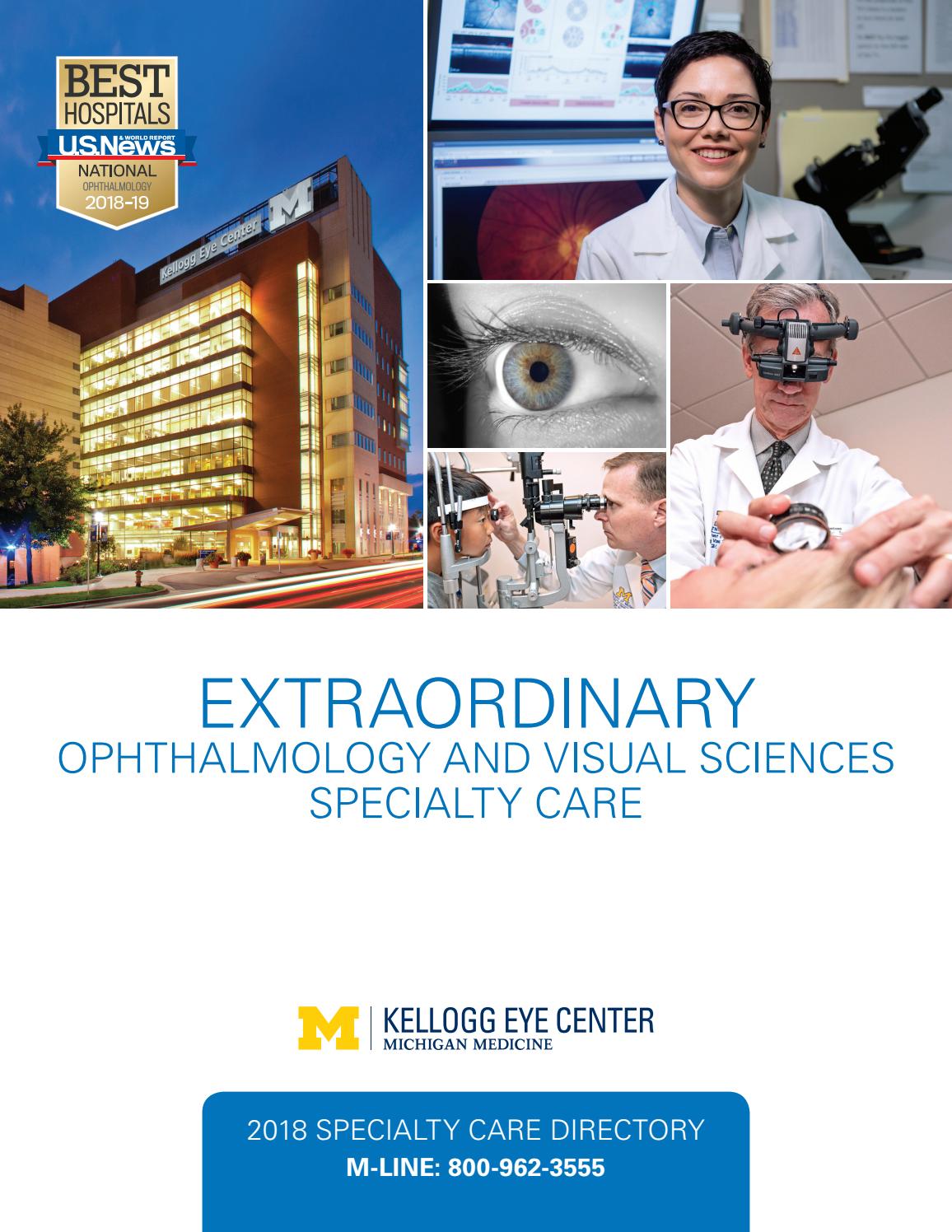 2018 Specialty Care Directory for the University of Michigan Kellogg ...