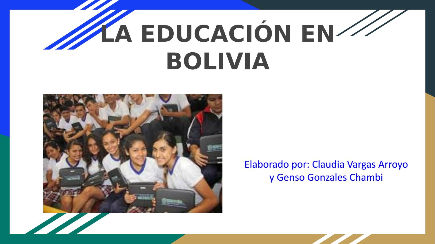 La educación en Bolivia by Claudia Vargas - Issuu