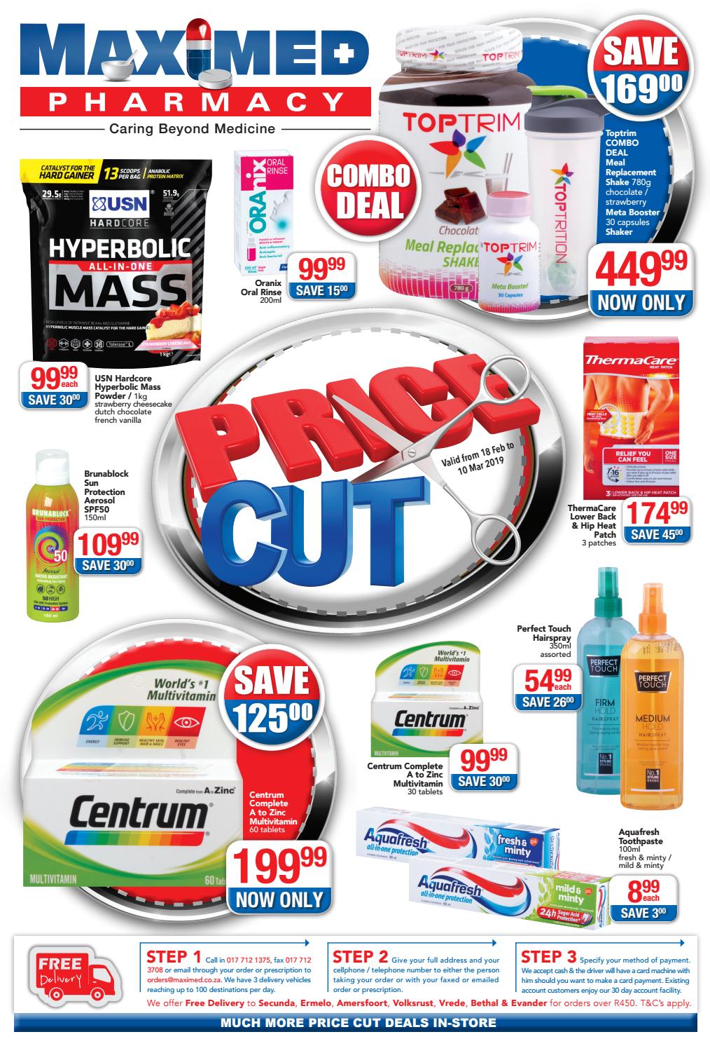 Our Price Cut Promotion is Now On! by Maximed Pharmacy - Issuu