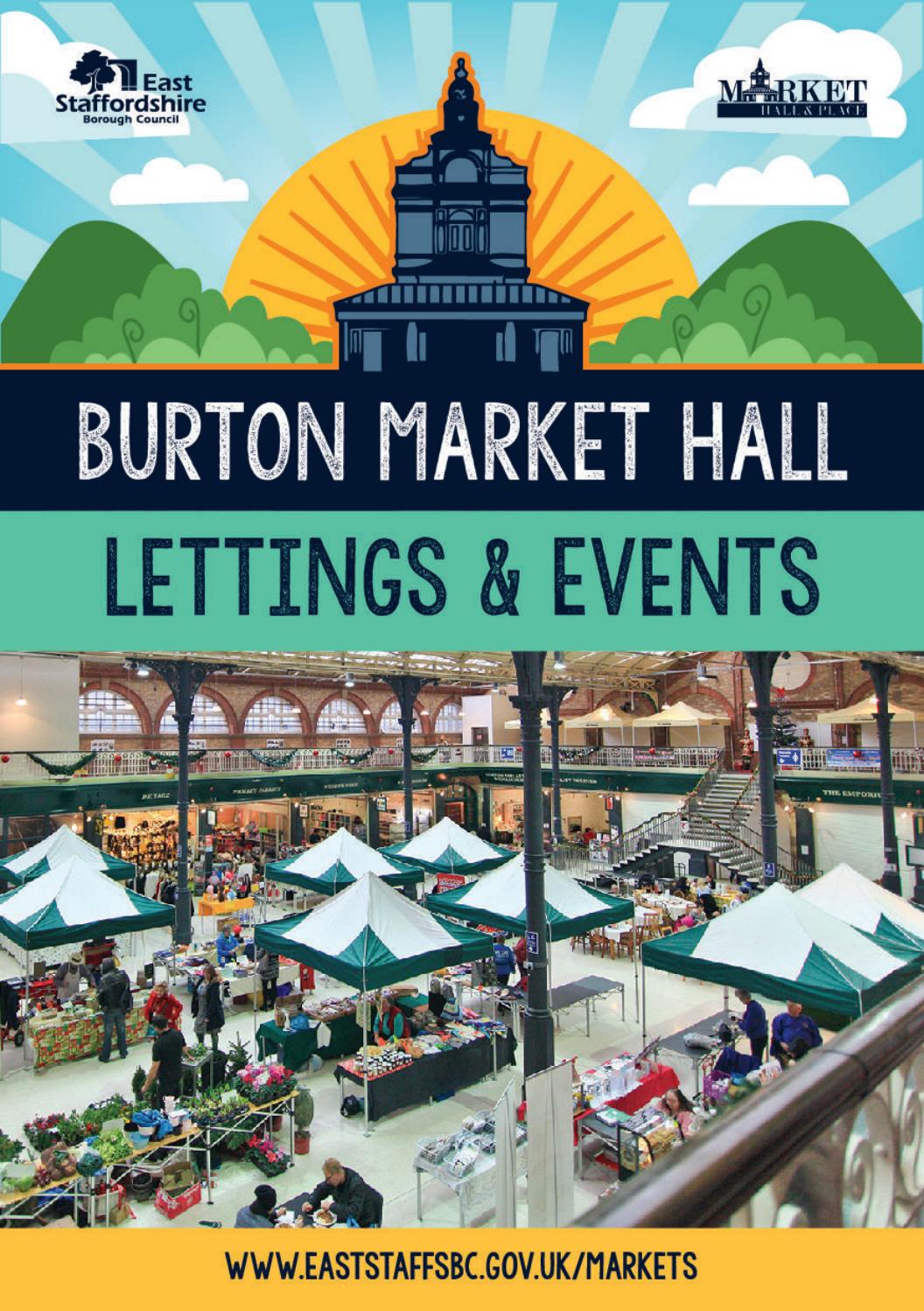 Burton Market Hall Lettings & Events Brochure by East Staffordshire ...