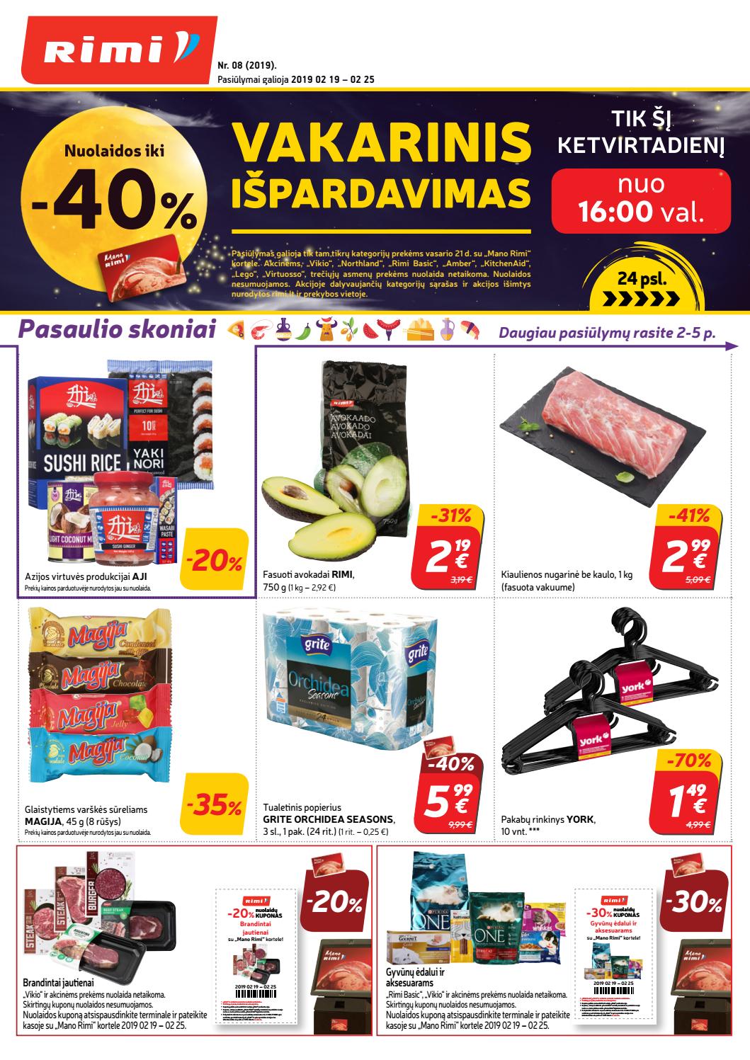 „Rimi“ savaitinis leidinys Nr. 8 (2019) by Rimi - Issuu