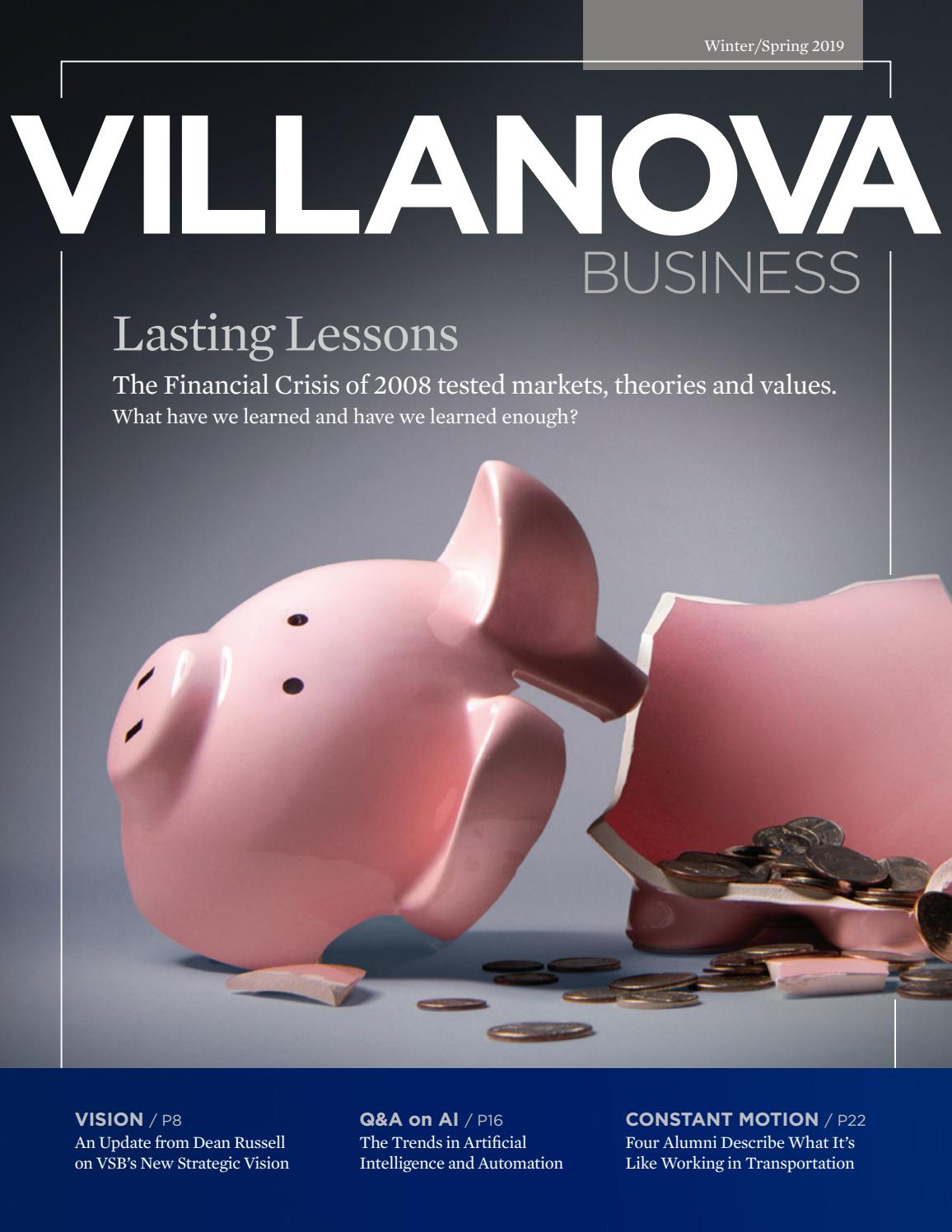Winter Villanova Business Magazine 2019 by Villanova School of Business ...