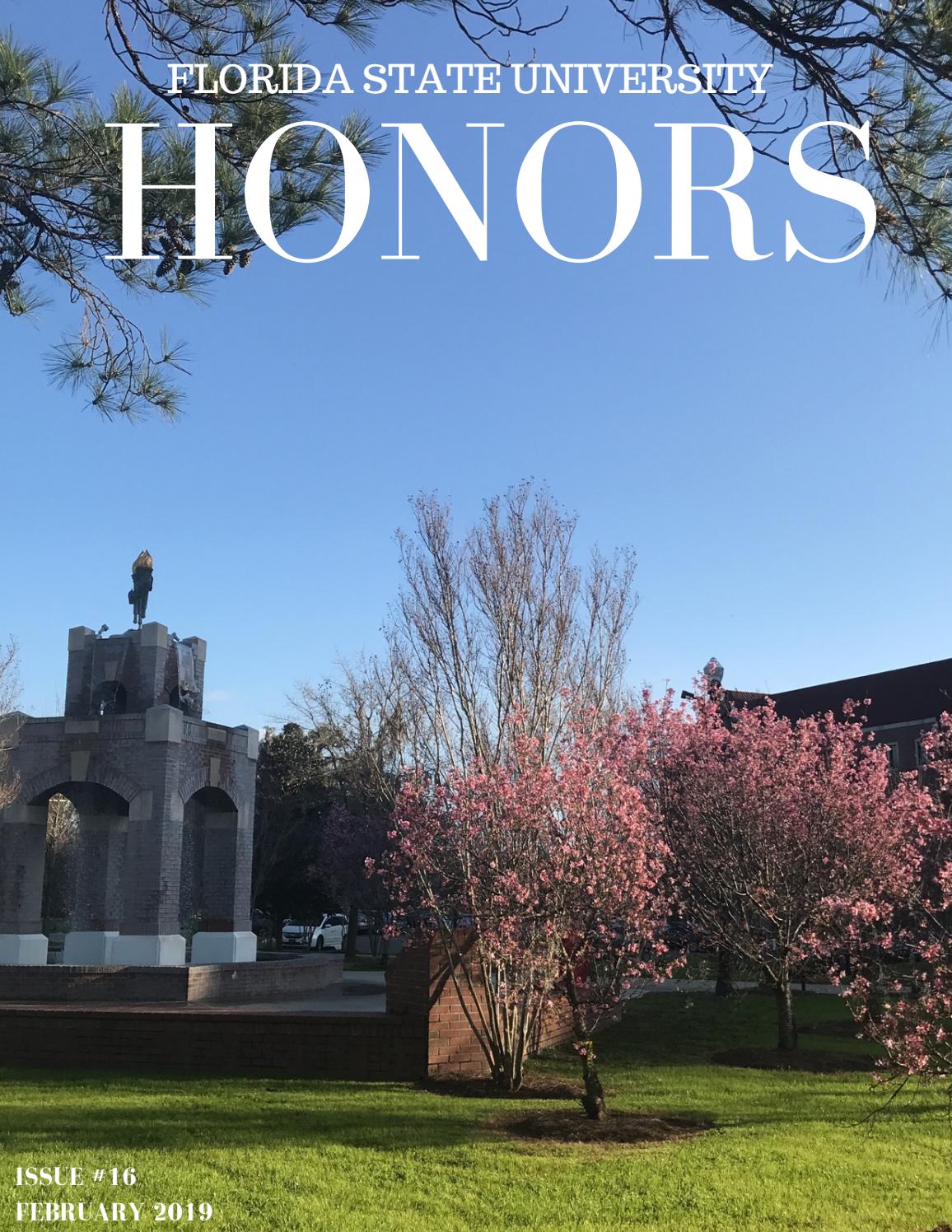 Florida State Honors Program Newsletter Issue #16 - February 2019 by ...