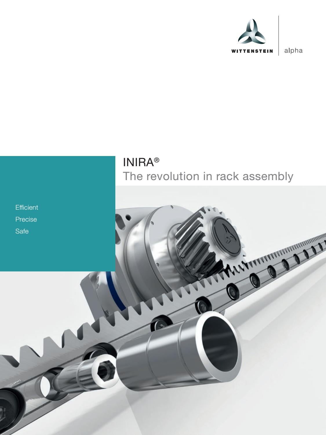 INIRA pinning - The revolution in rack assembly by WITTENSTEIN SE - Issuu