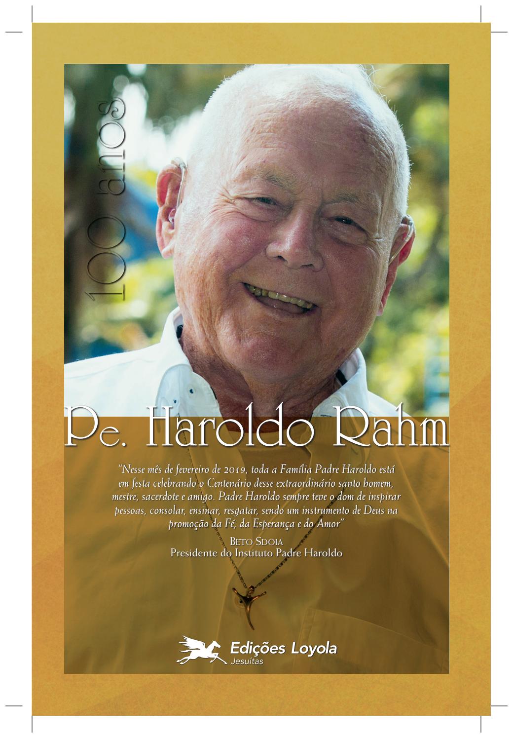 100 anos de vida de Pe. Haroldo Rahm, SJ - folder comemorativo by ...
