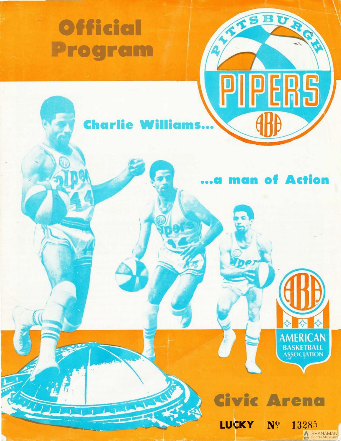 Pittsburgh Pipers Basketball Official Program by Tacoma-Pierce County ...