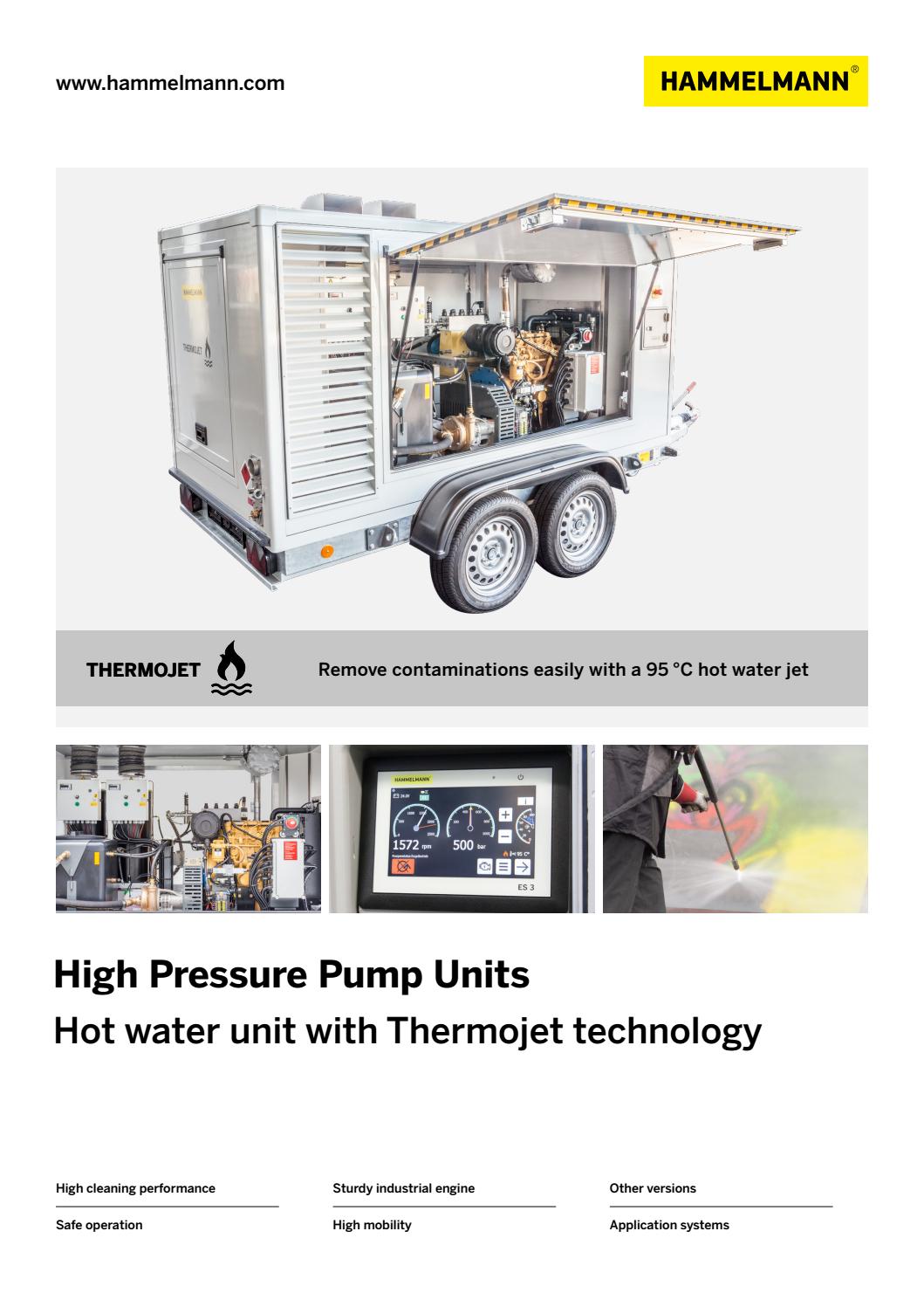 Hot water unit with Thermojet technology by Hammelmann GmbH - Issuu