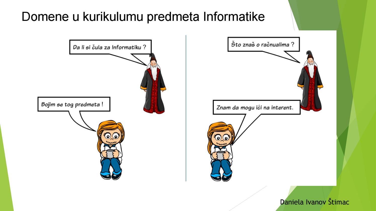 Domene u kurikulumu predmeta Informatika by Daniela Ivanov Štimac - Issuu