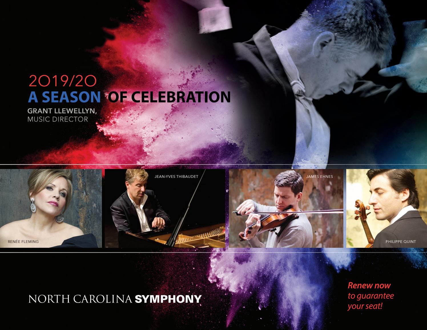 North Carolina Symphony 2019/20 Season by northcarolinasymphony - Issuu