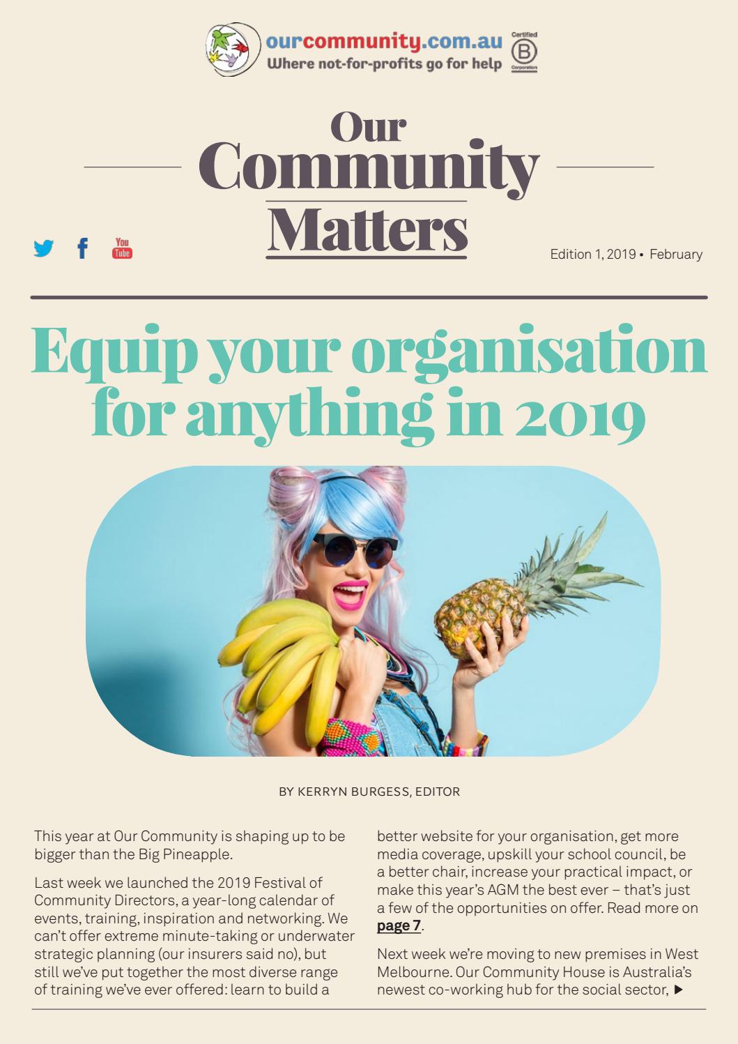 Our Community Matters February - 2019 by Our Community - Issuu