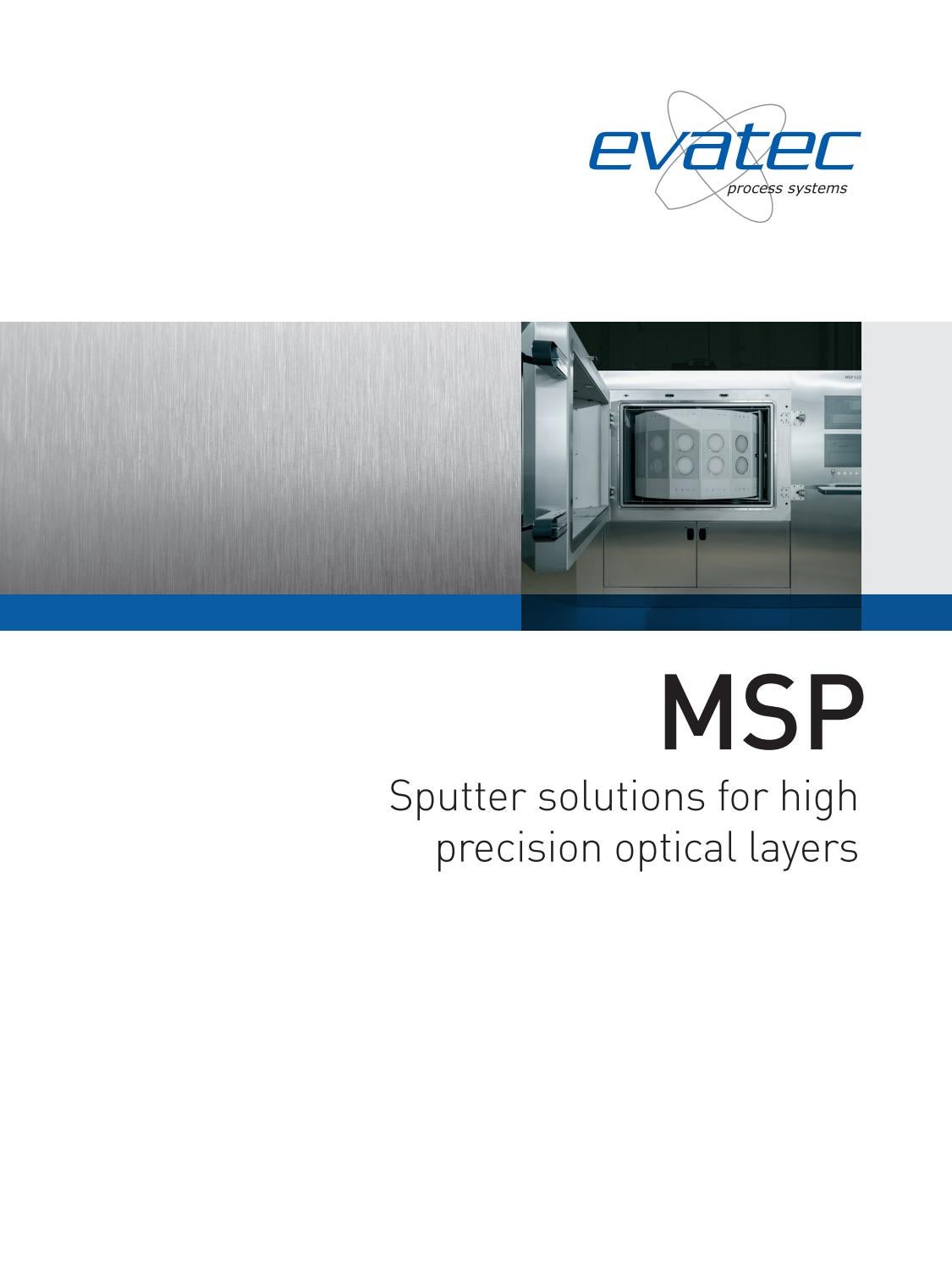 MSP by Evatec - Issuu