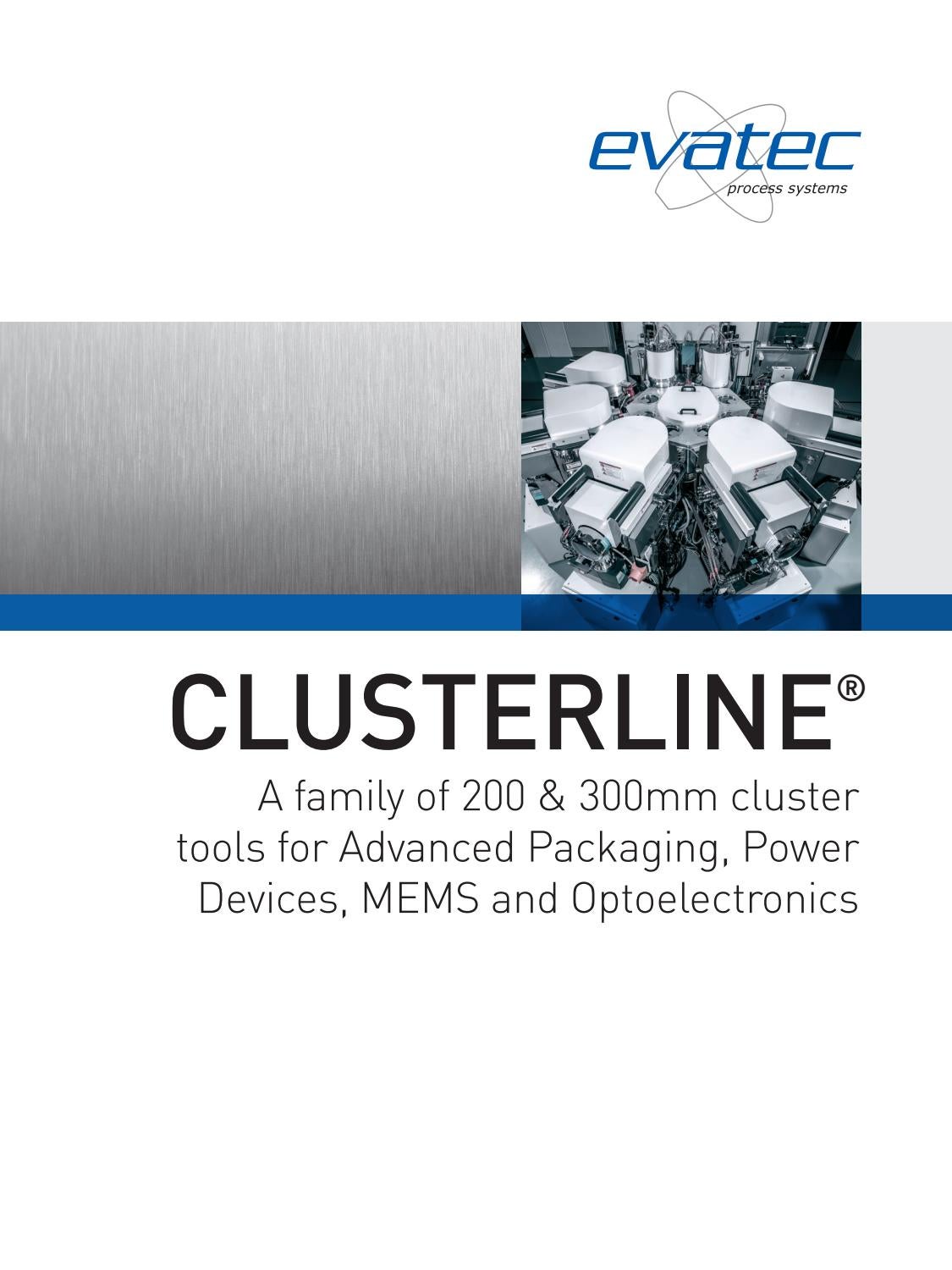 CLUSTERLINE® by Evatec - Issuu